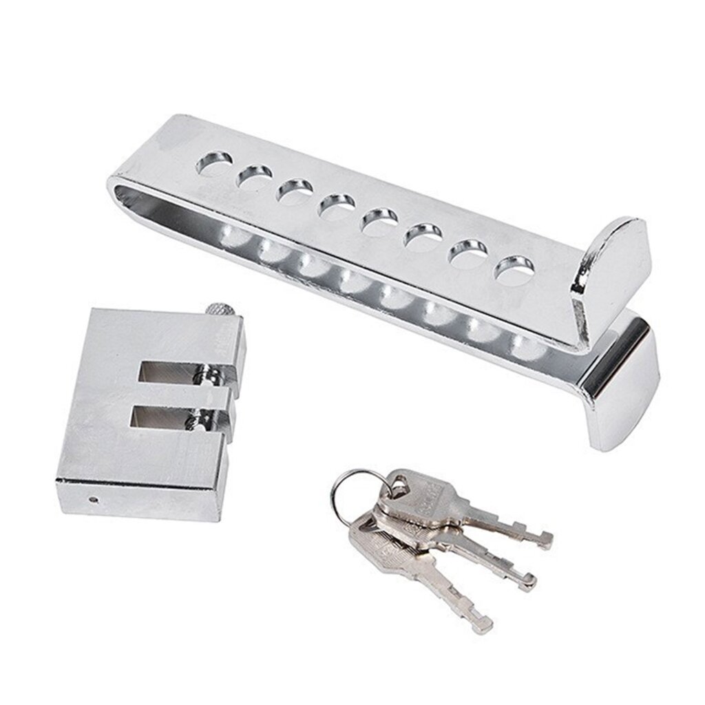 Универсальная Стальная Блокировка автомобильных Тормозов И Педалей Дроссельной заслонки Для Повышения безопасности Автомобиля И Предотвращения Угона