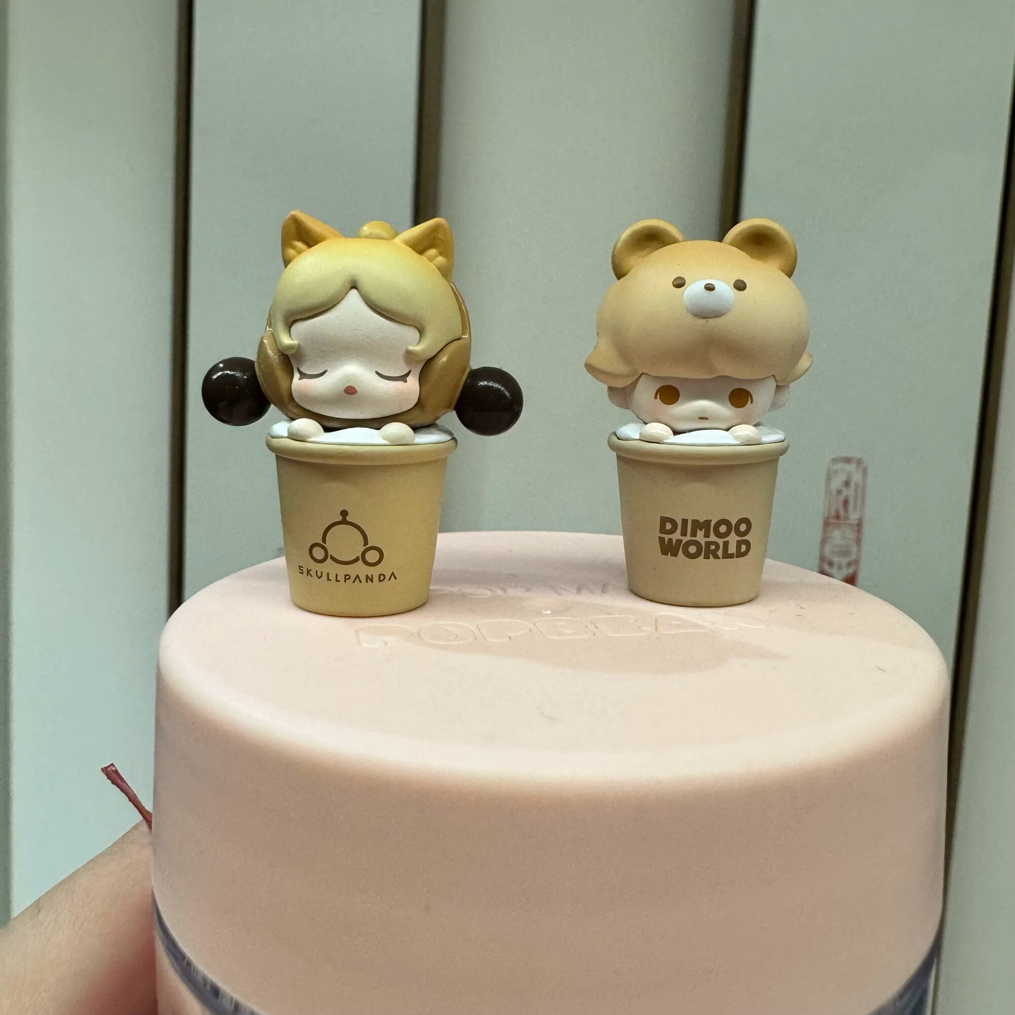 Pop Mart Тайваньская ограниченная серия Bubble Tea Sp&Dimoo коллекционные фигурки, 1 шт, эксклюзивный выпуск