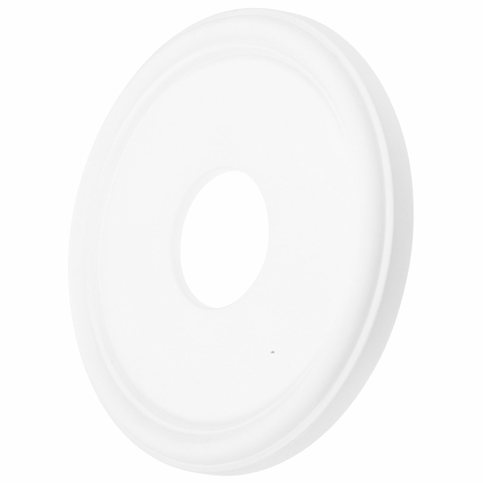 Белая потолочная декоративная розетка из полиуретана для светильников и вентиляторов