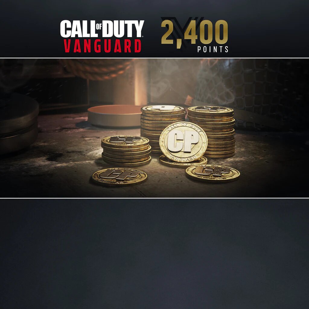 Дополнение 2,400 Call of Duty: Vanguard Points, цифровое издание PlayStation 4 и PlayStation 5, регион Турция / код пополнения баланса