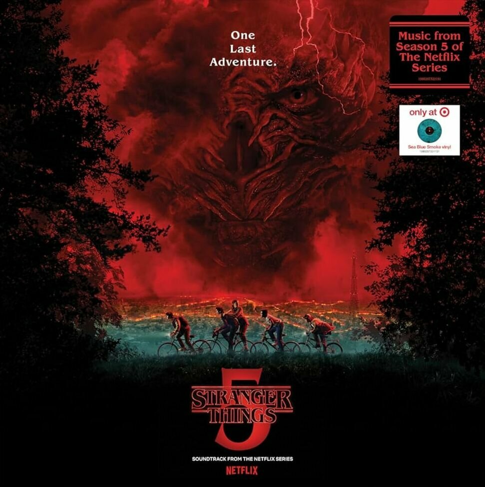 Виниловая пластинка Stranger Things: Season 5. Soundtrack. Sea Blue W/ Black Smoke (LP)