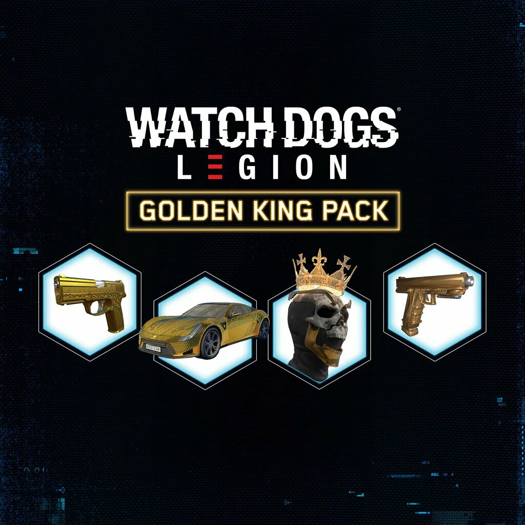 Дополнение Watch Dogs: Legion - Golden King Pack, цифровое издание PlayStation 4 и PlayStation 5, регион Турция / код пополнения баланса