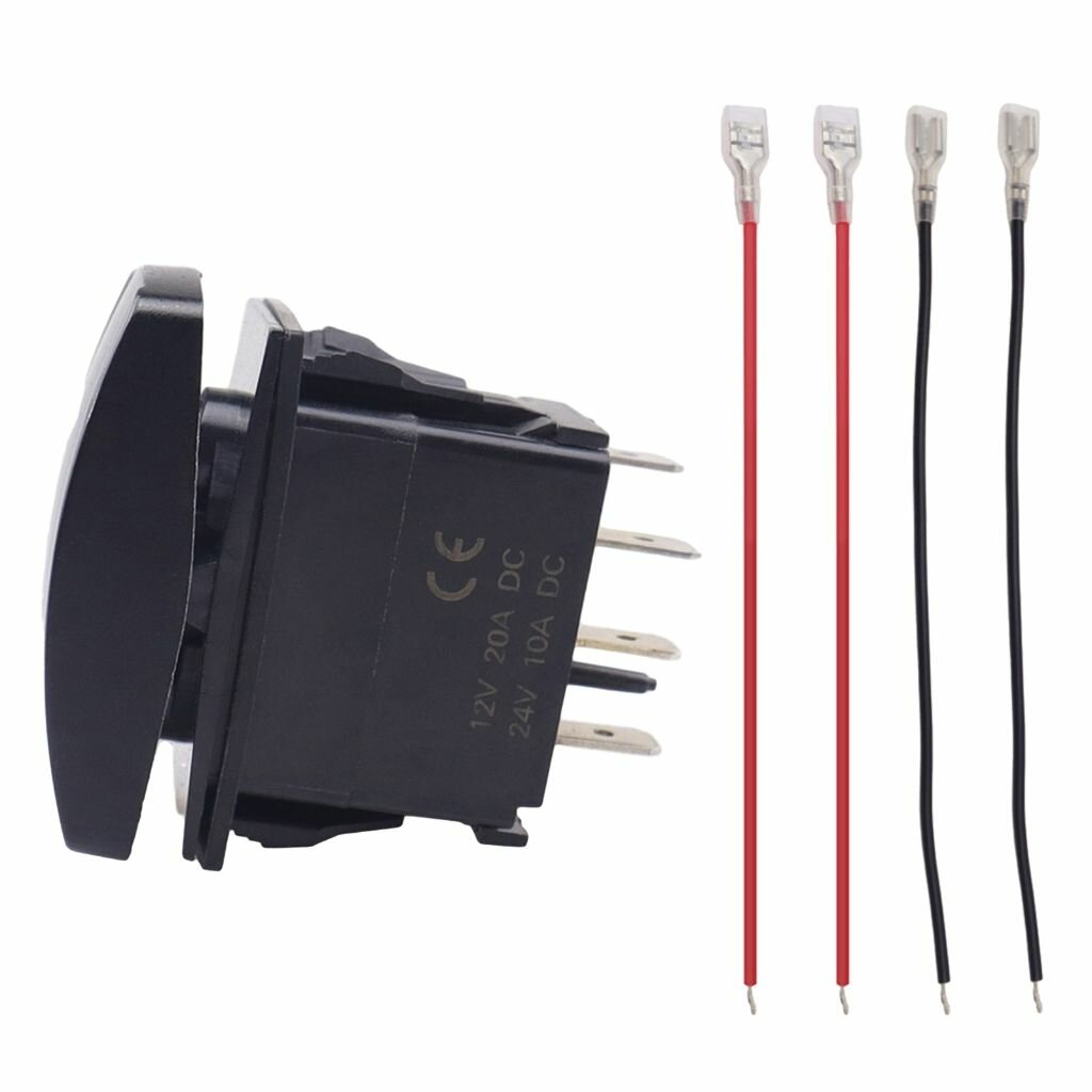 На лодках выключатель Rockers Switch 4 PIN -положения Snap Universal 12V 24V для сигнала поворота прицепа ATV