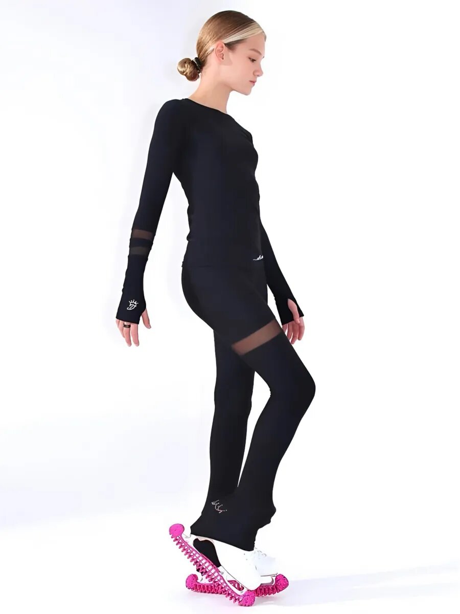 Комплект для фигурного катания "Starway". Цвет Черный