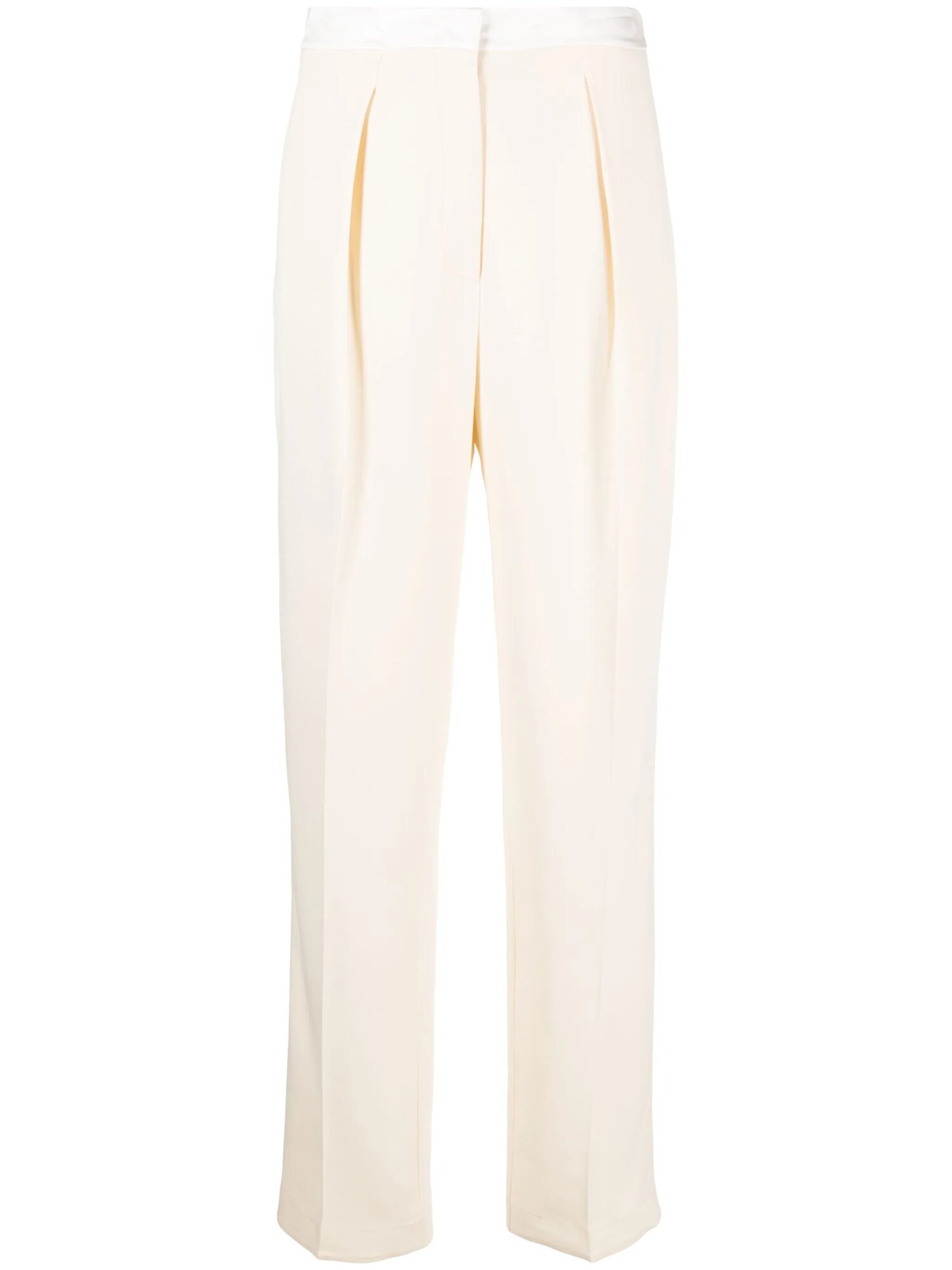 Брюки Pleat-detail high-waist trousers