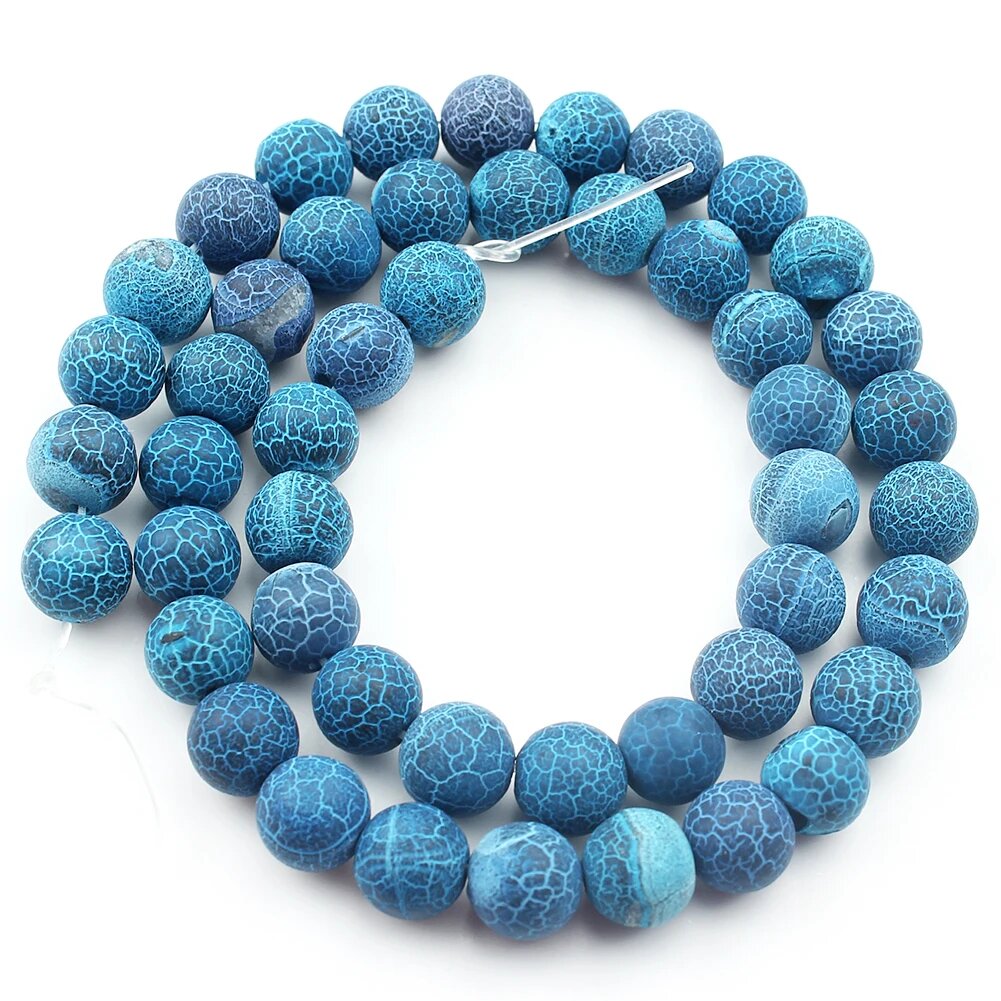 Розовые бусины из розовой зебры яшмы GMB724 4/6/8/10 мм 6mm approx 61-63pcs, Frost Cracked Agate