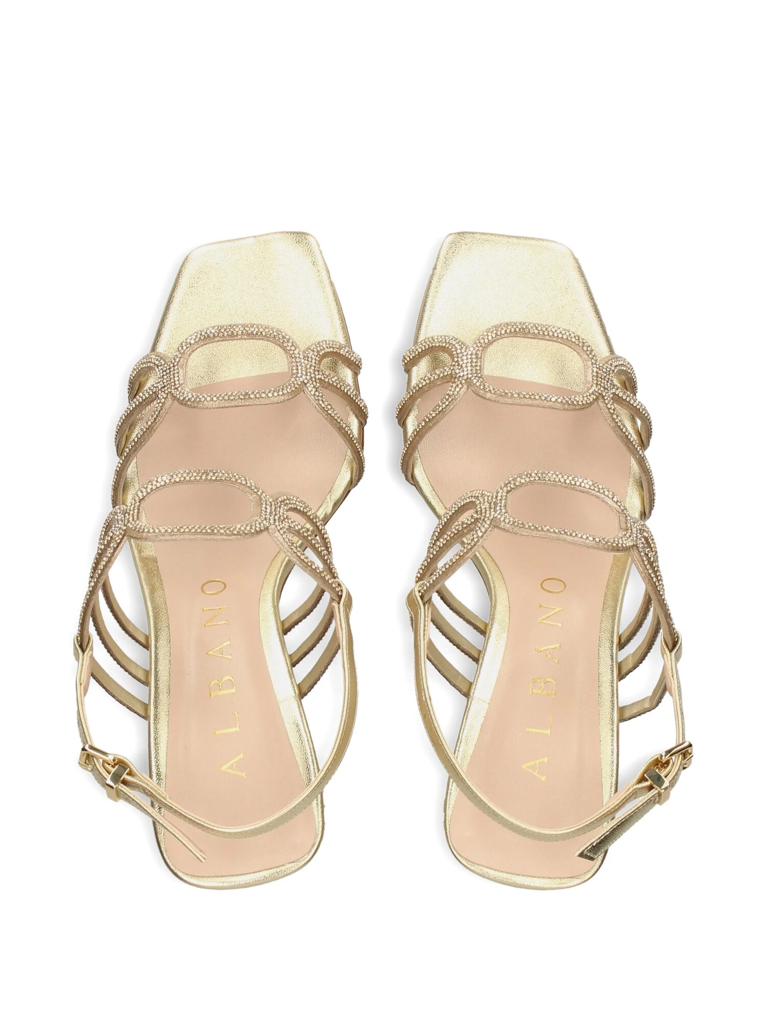 Босоножки Albano Crystal-embellished sandals, размер 40 — фото 1