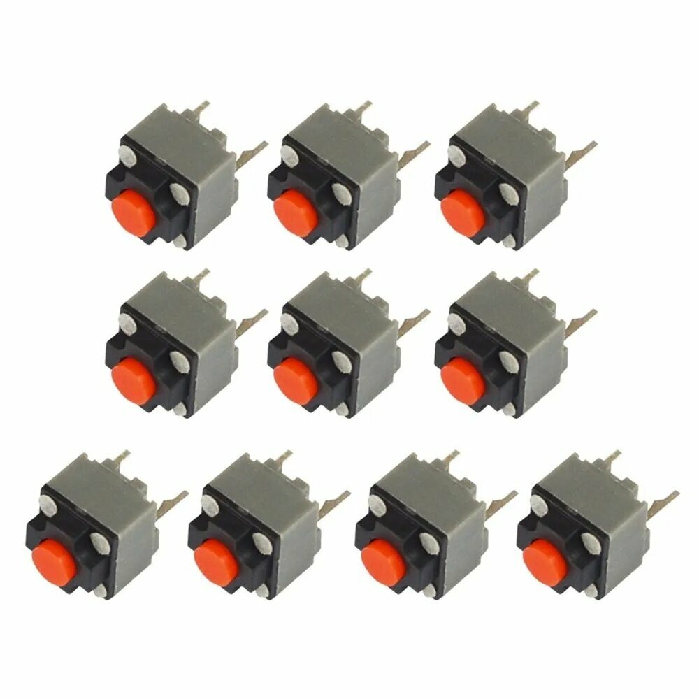 10 шт. Бесшумные кнопки Kailh 6x6x7.3 для беспроводной мыши