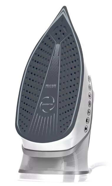 Утюг POLARIS PIR 2821AK, белый/серебристый