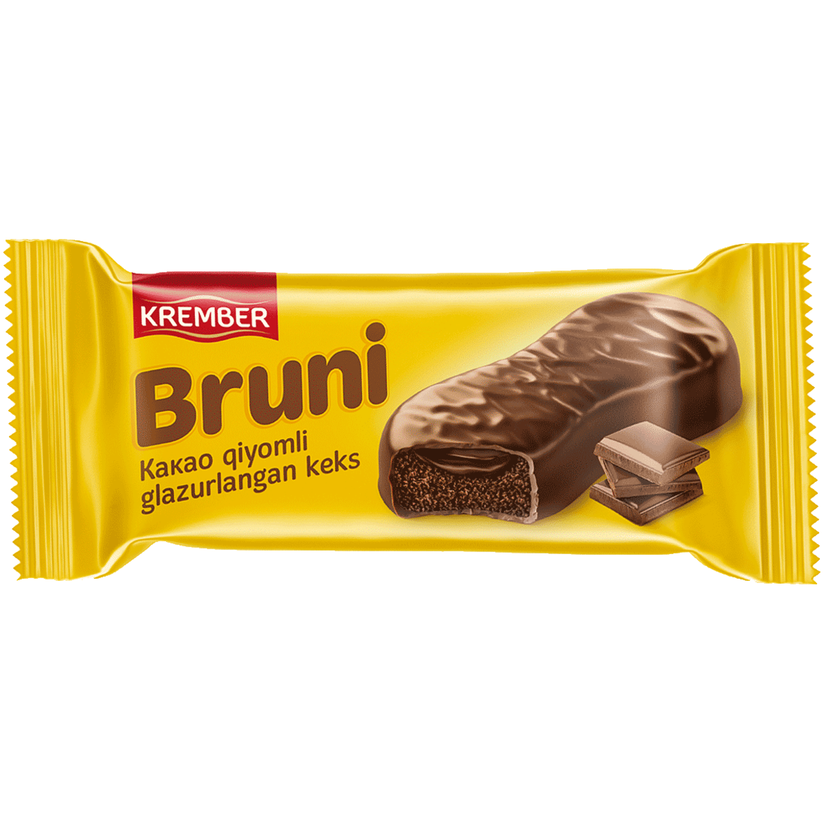 Кекс Krember Bruni глазированный c какао начинкой 40 г