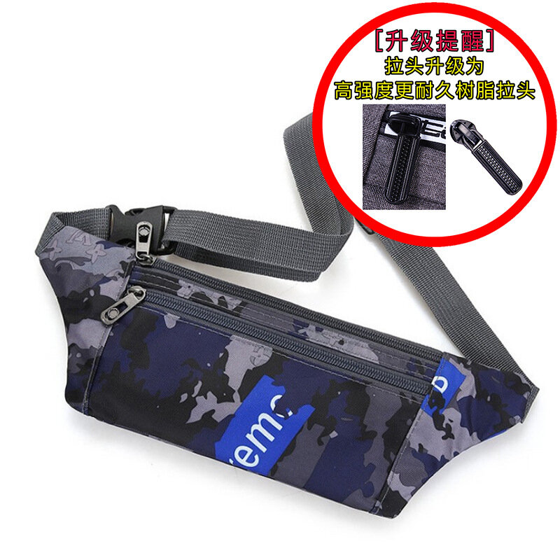 Оптовая продажа от производителя: облегающая поясная сумка, камуфляжная, клетчатая, однотонная, простой кошелек, спортивный невидимый легкий портативный кошелек для монет.