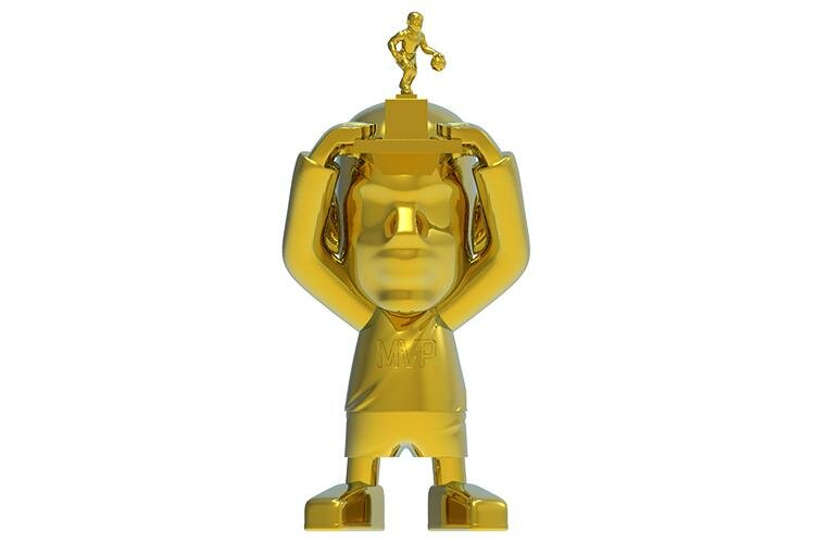 Коллекционные фигурки унисекс AcePlayer x NBA THE MVP James, Letter Bro NBA Player Stephen Curry, Confirmed-Hidden-Golden Globe (Open)