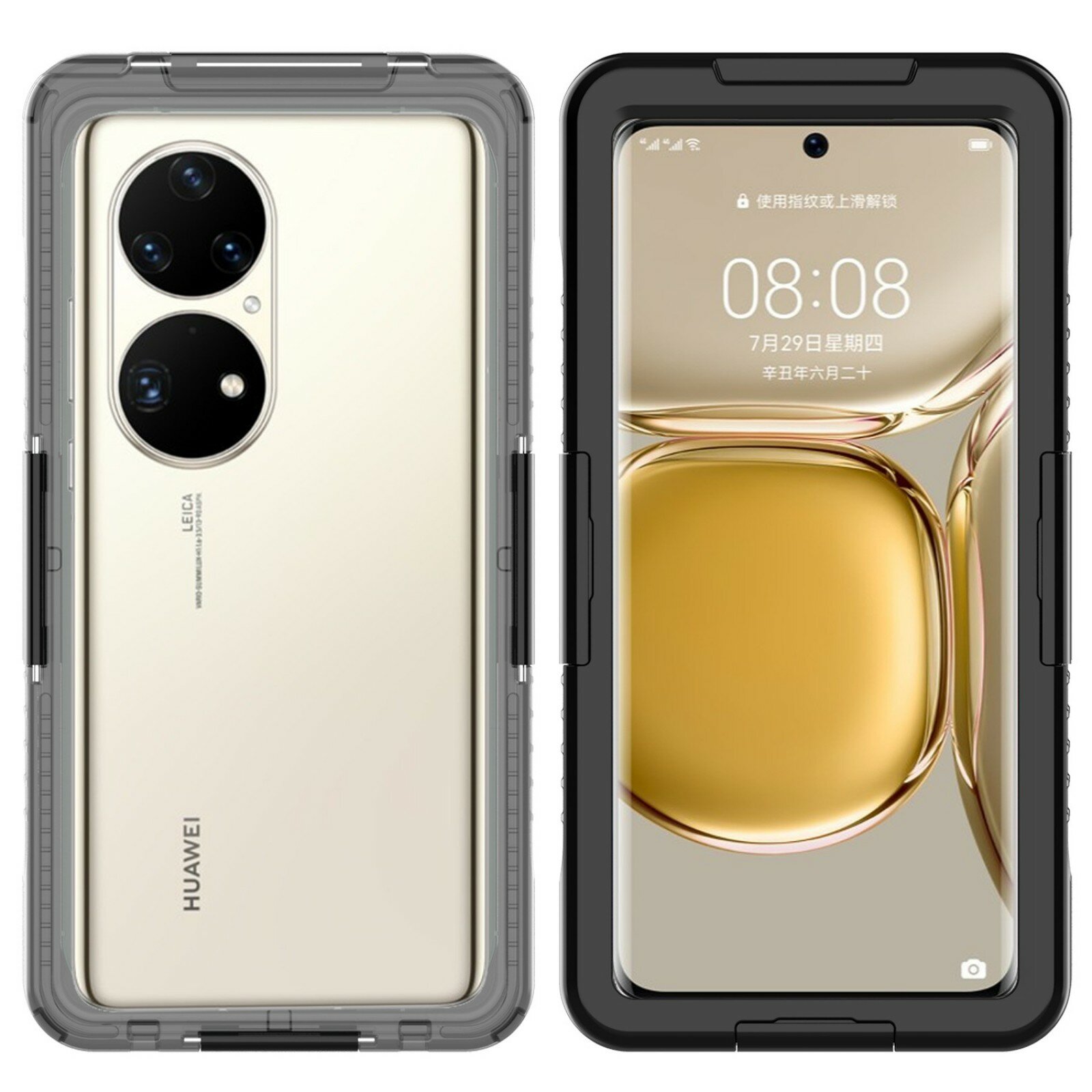 Чехол-бампер MyPads для Huawei P50 Pro с защитой IP68 — водонепроницаемый и ударопрочный