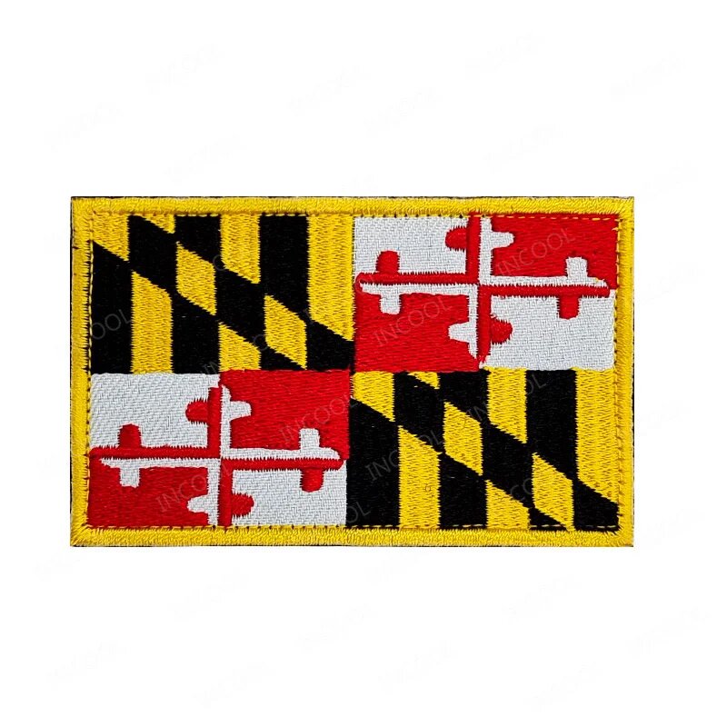 Нашивка Maryland, флаг штата, вышивка, 20