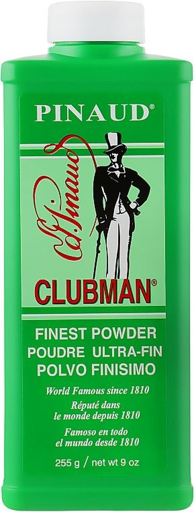 Clubman Pinaud Белая тальковая пудра для тела Finest Talc Ultra-Fin 255 г