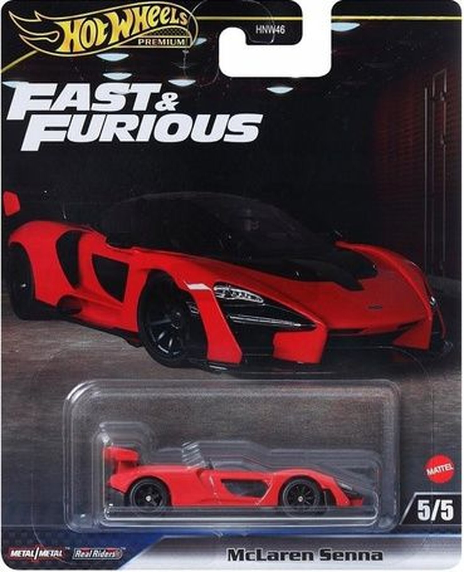 Игрушечный транспорт Hot Wheels Premium Fast Furious - McLaren Senna, 1:64 - JBL92