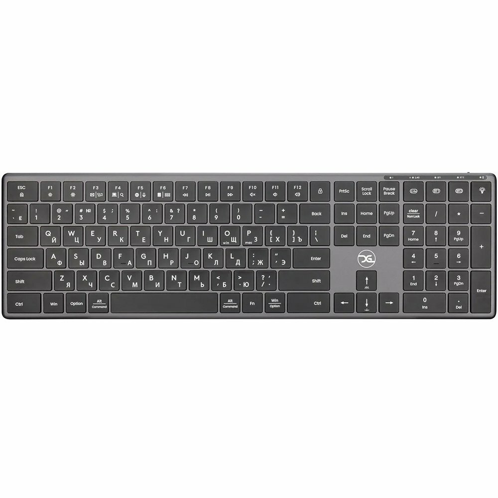 Беспроводная ультратонкая полноразмерная клавиатура xGhost Blade, цвет Space Grey (XG-BLADE-SG)