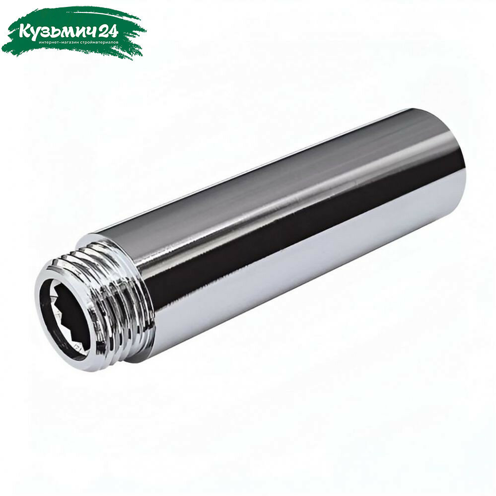 Гайка удлинительная Gappo G2221.04020, ВР-НР, 1/2" х 20 мм, латунь, хром