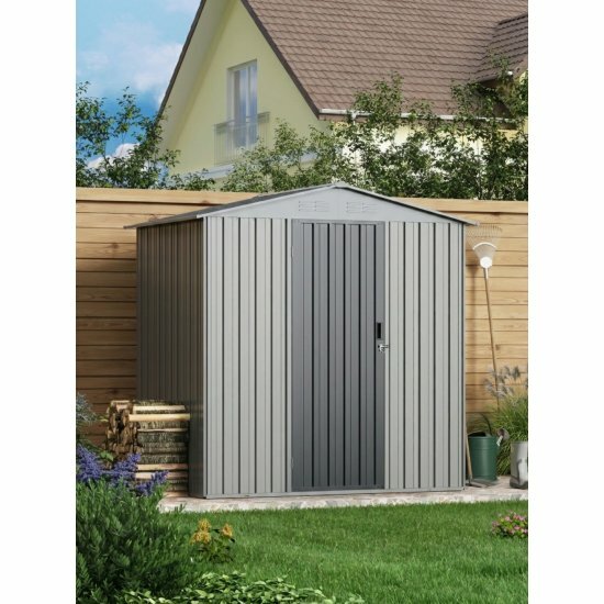 Хозблок металлический Klesto сборный, для дачи и хранения инструментов MS-181