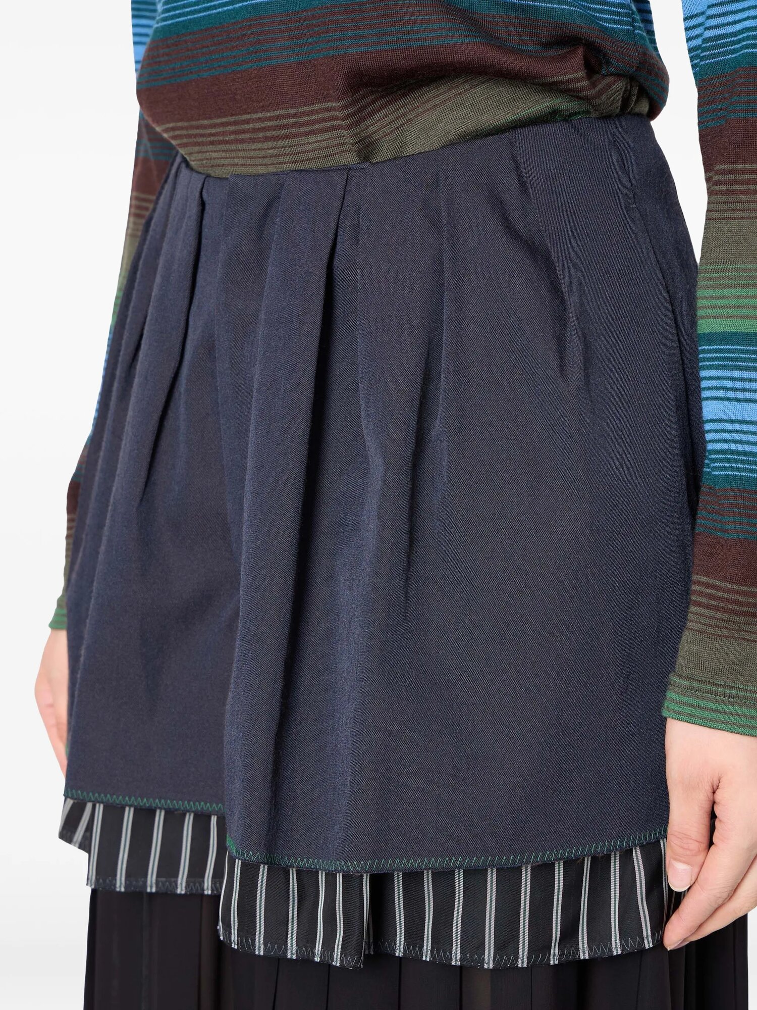 Брюки Kolor Pleated palazzo pants, размер 46 — фото 1