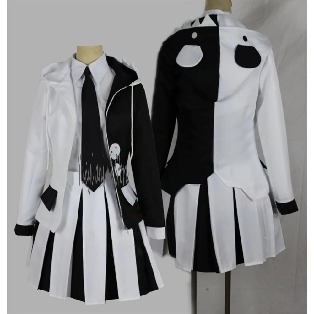 Косплей костюм монокума Черный, L, 1, men