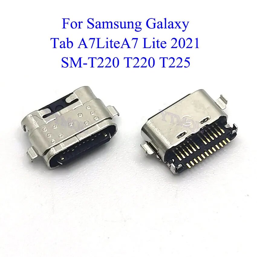 5 шт. USB зарядное устройство для Samsung Galaxy Tab A7Lite разъем Type C