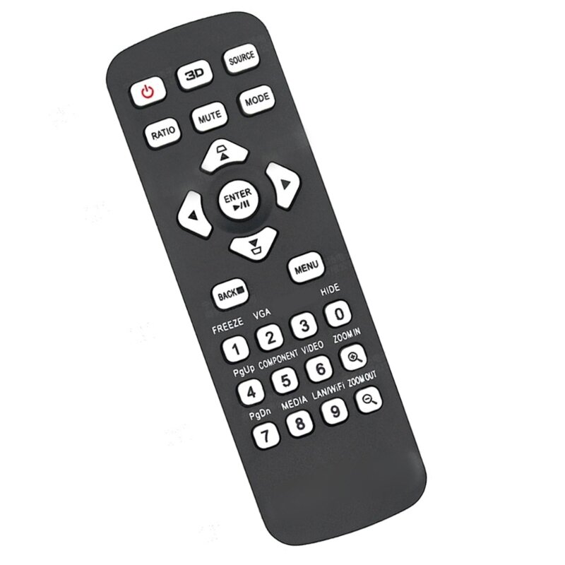 Универсальный Сменный Пульт дистанционного управления для X128GH X118H X1126AH D616D Нескольких Моделей Проекторов и более Черный