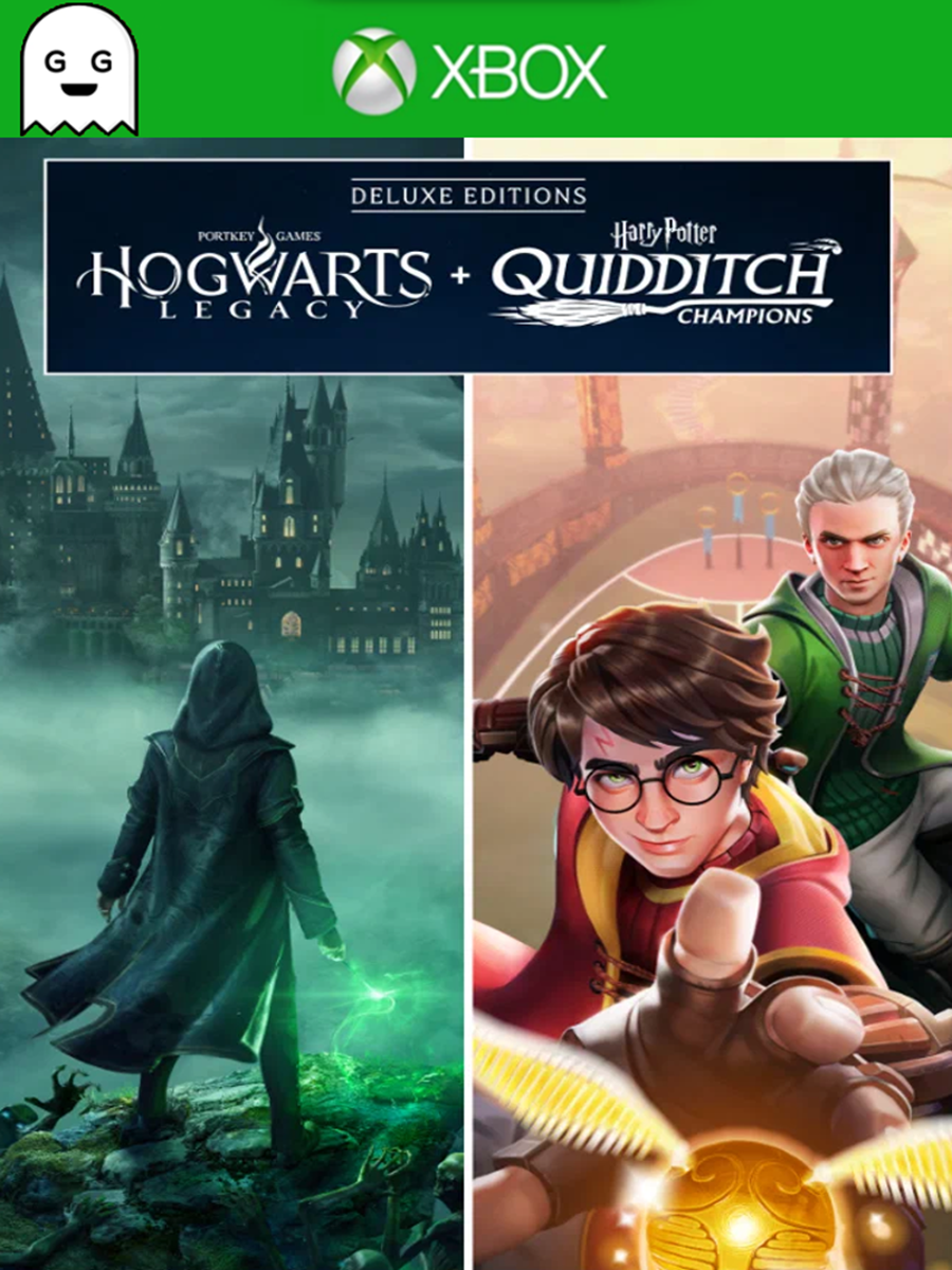 Игра Hogwarts Legacy+Harry Potter: Quidditch Champions Deluxe Bundle, цифровой ключ для Xbox One/Series X|S, Русский язык