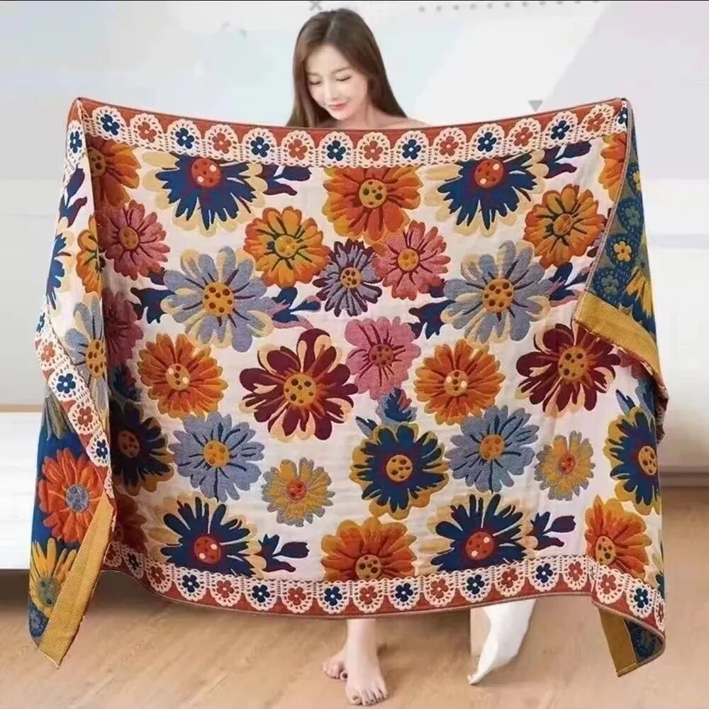 Полотенце для ванной 80x160 см, муслин, бордовый, 1 шт, Турция