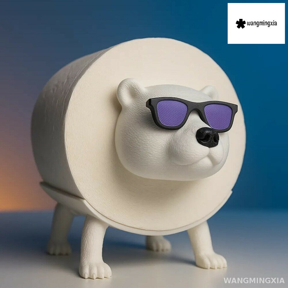 Держатель для туалетной бумаги Quirky, с солнцезащитными очками