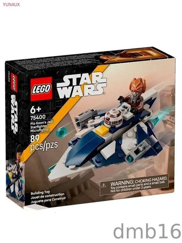 Эко игрушкаSTAR WARS Конструктор звездного истребителя Пло Куна, 89 деталей, возраст 6+, 75400