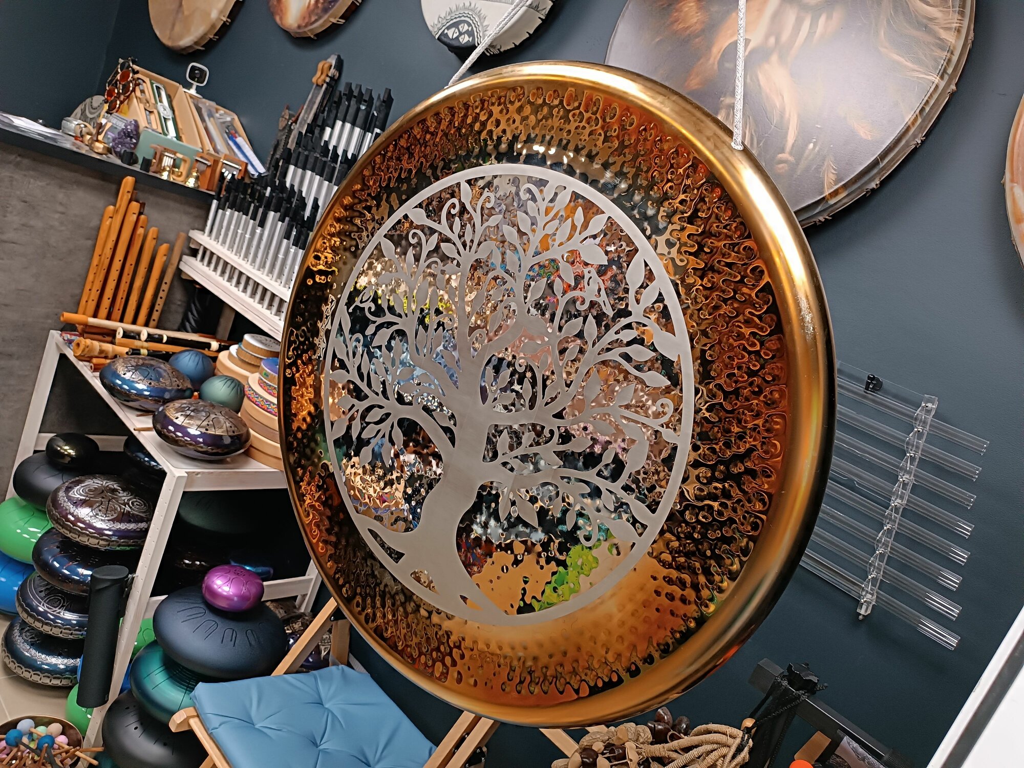 40" Гонг Symphonic Tree of Life Mirror 100 см