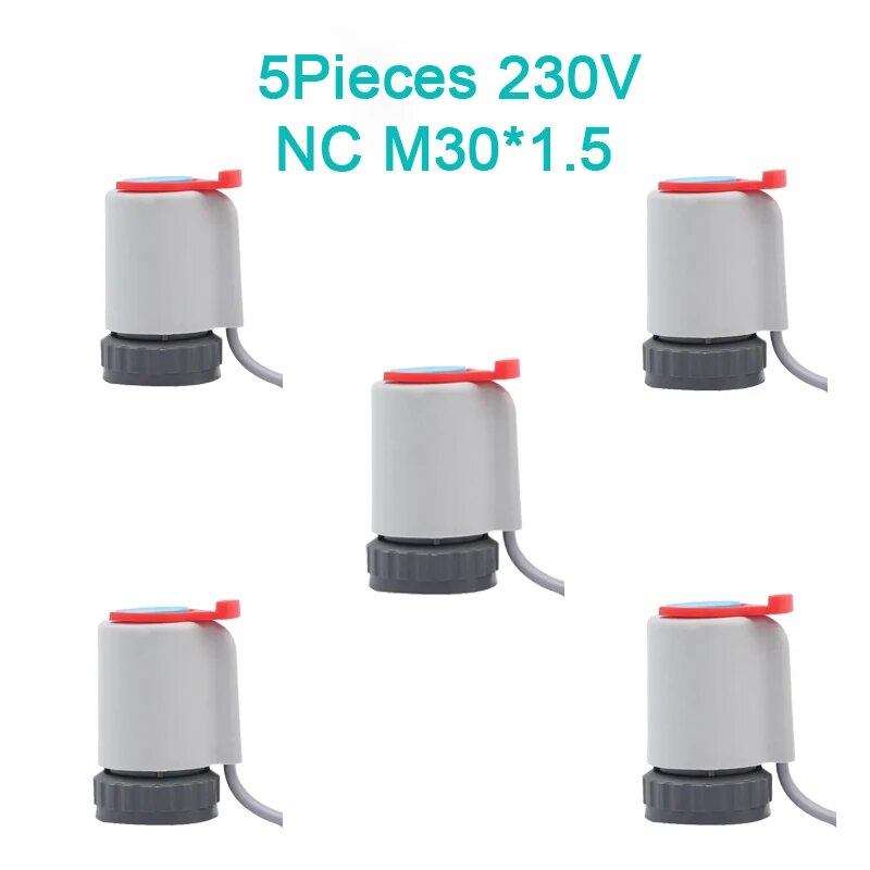 Термопривод электрический 230В NC M30*1.5 (5 шт)