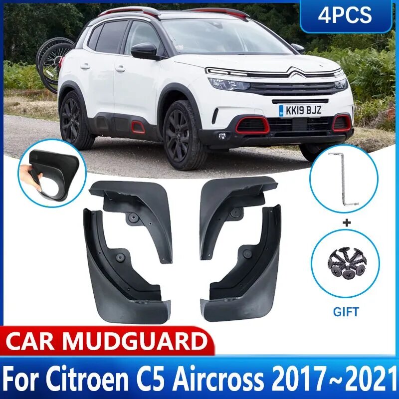 Крыло автомобильное, арт. Citroen C5 Aircross 2021 2017 2018 2019 2020 4x брызговики крыло аксессуары