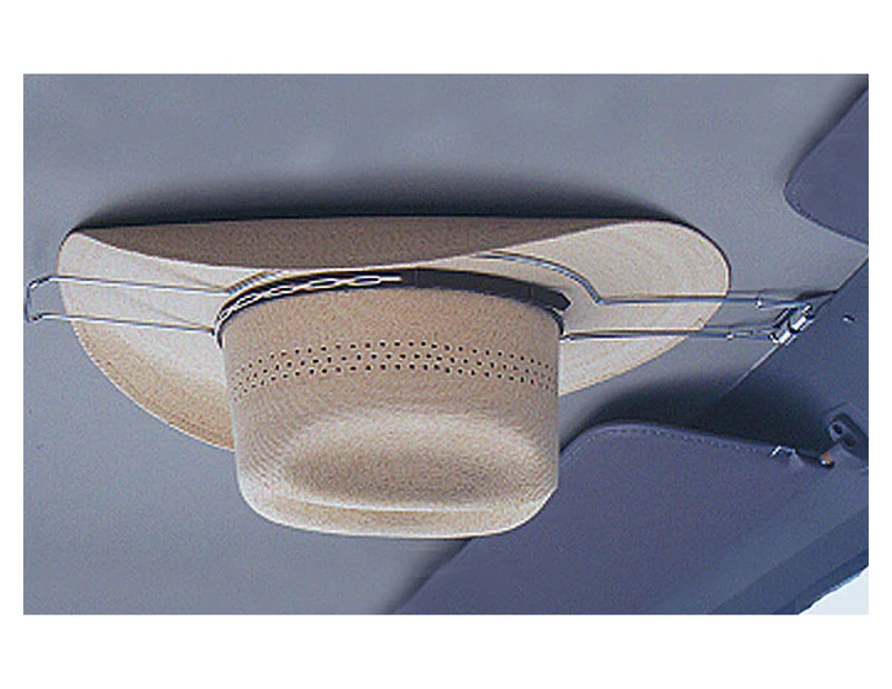 Держатель для шапок Car Hat Holder Saver для конных занятий Akubra, жесткий держатель для шлемов, с пружинным механизмом, размеры 53 см длина x 21 см ширина