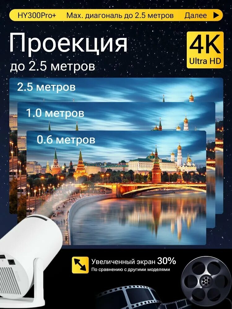 Гобо-проектор, белый — фото 1