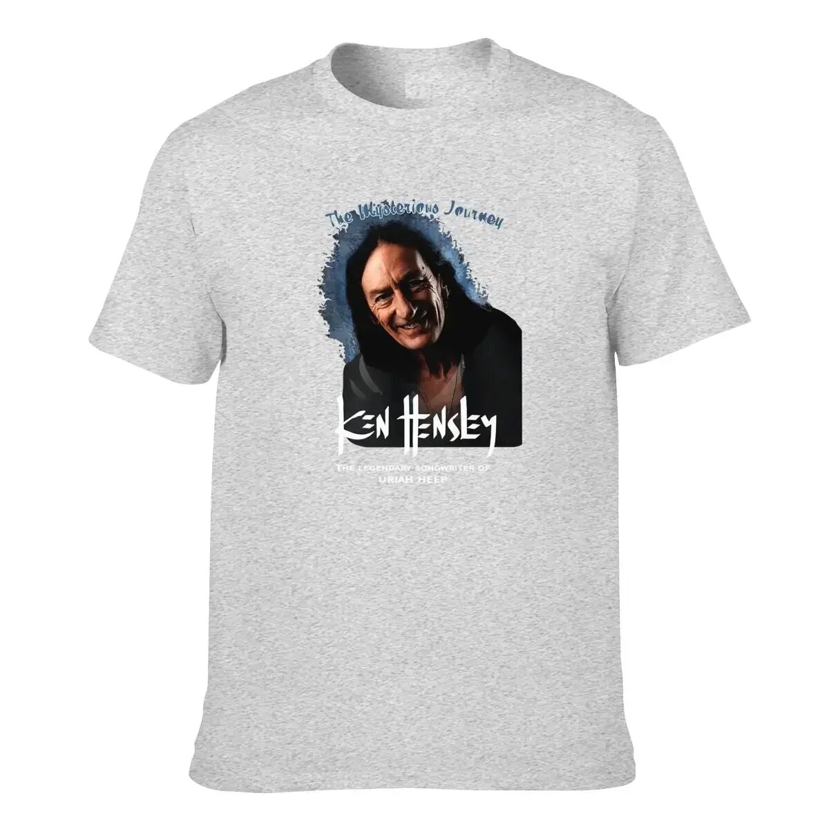 Футболка Ken Hensley, Серый, 5XL