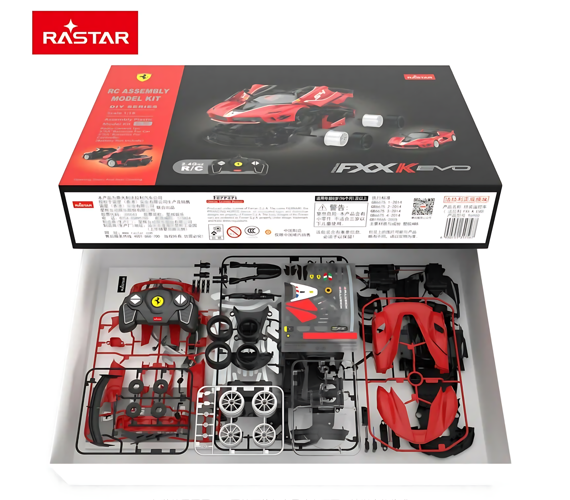Новинка 2026 года - автомобильный конструктор Rastar 1:18 Ferrari FXXK