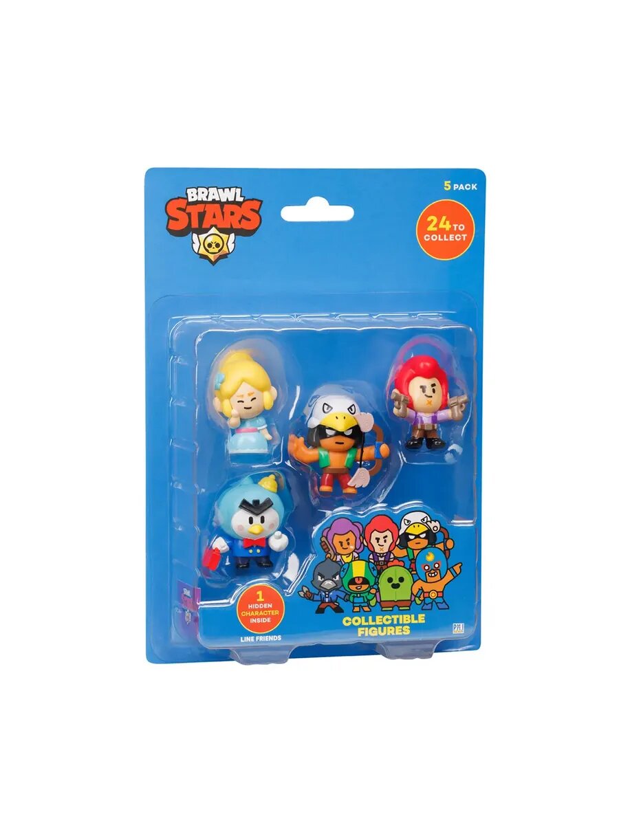 Коллекционная фигурка Brawl Stars Пайпер Мr. Пи Кольт Бо Кроу