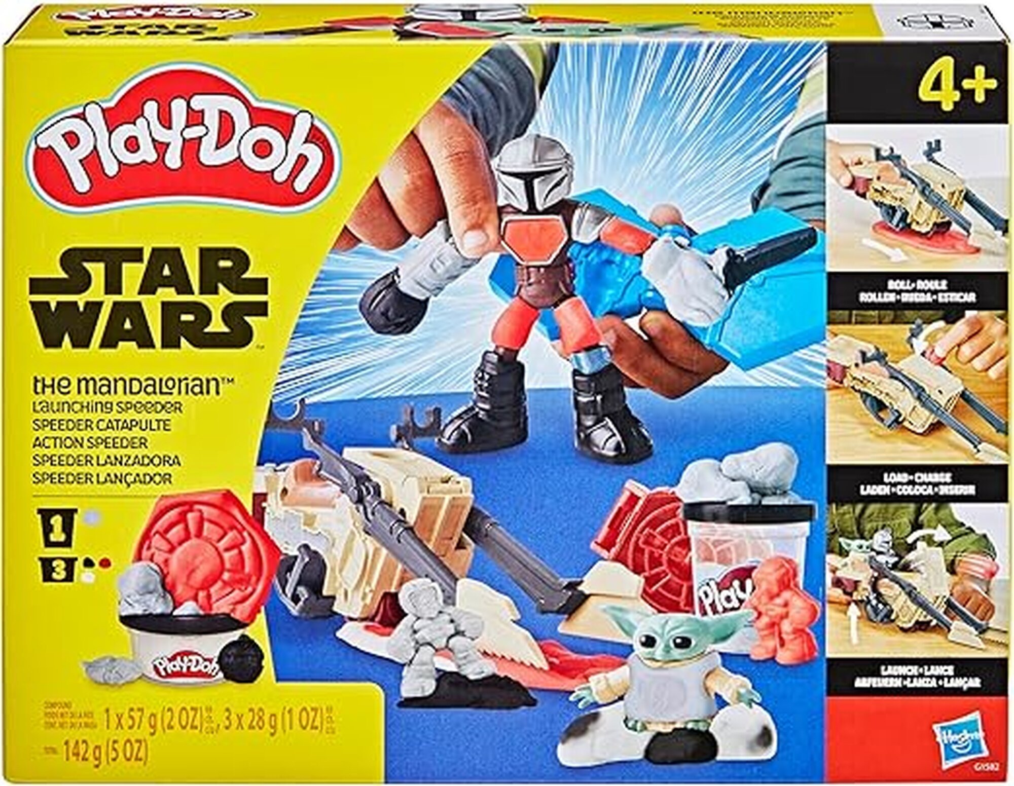 Игровой набор для лепки Play-Doh - "Пусковая установка спидера"из сериала "Звёздные войны: Мандалорец" - G1582