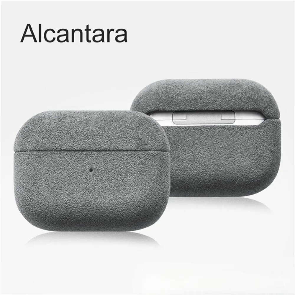 Итальянский кожаный чехол из алькантары для мягкой обложки Apple AirPods Pro 3
