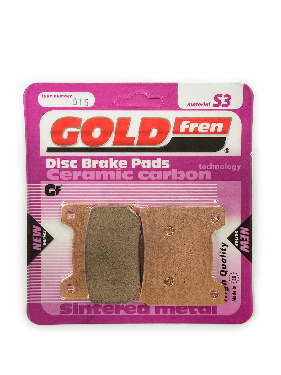 Колодки тормозные GOLDfren 015 S3 кросс TRW MCB530, SBS 555, EBC FA 88, Ferodo FDB 337 R оригинал