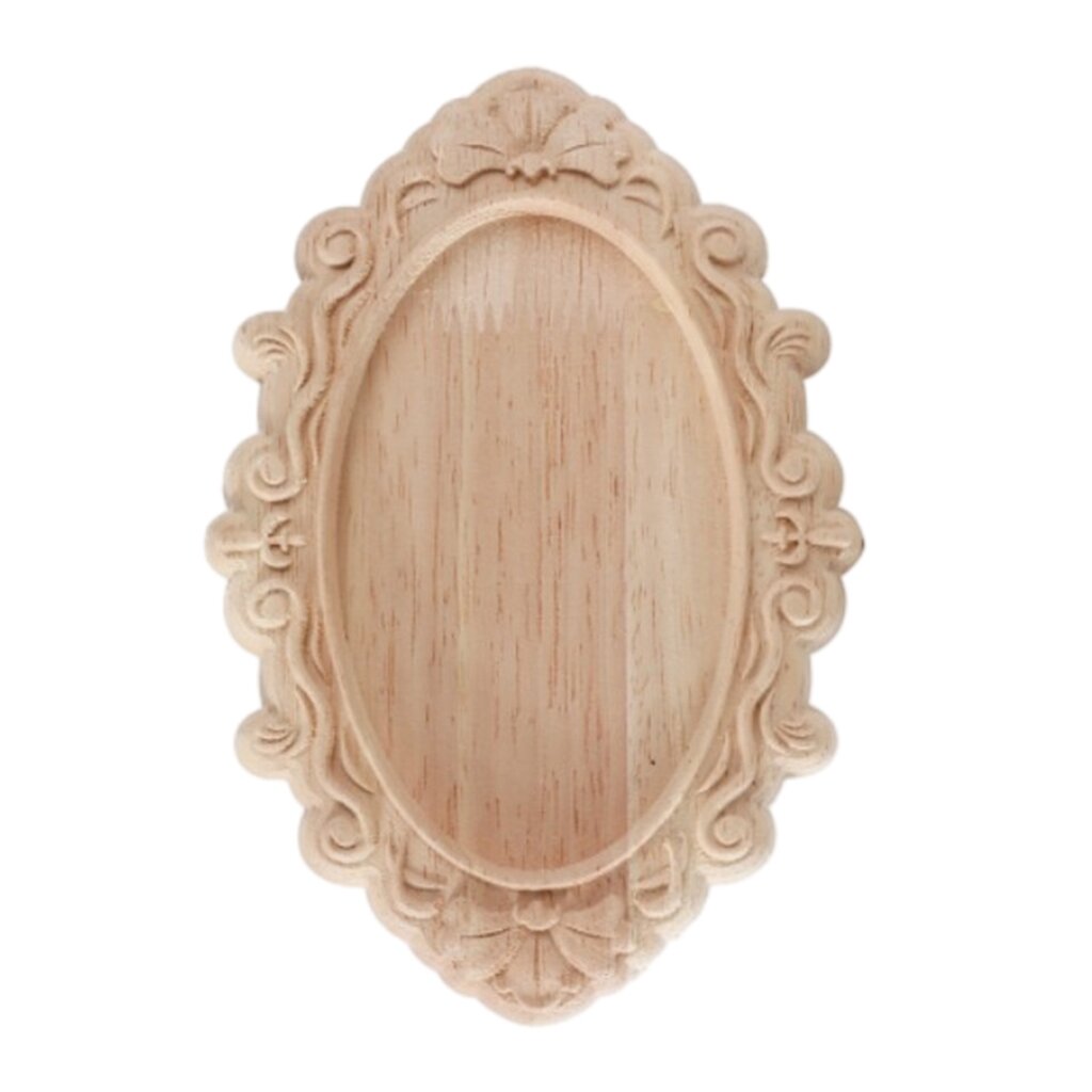 Круглая подставка в европейском стиле, деревянный поднос, небольшая рамка- Секция 1: 17*12 см