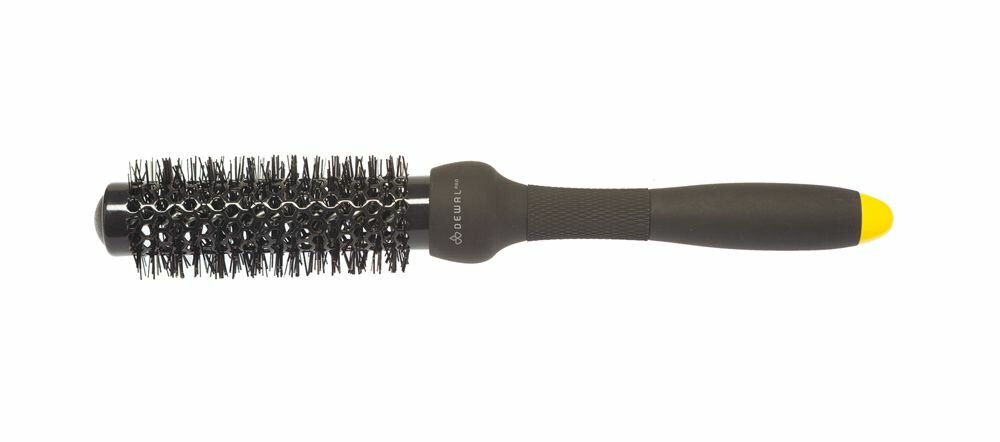 Термобрашинг для укладки волос профессиональный DEWAL PRO из серии BANANA black d25/38 мм BNN88-1