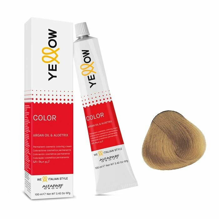 Краска для волос перманентная профессиональная YE COLOR 9.3 (очень светлый золотистый блонд), 100 мл 16702