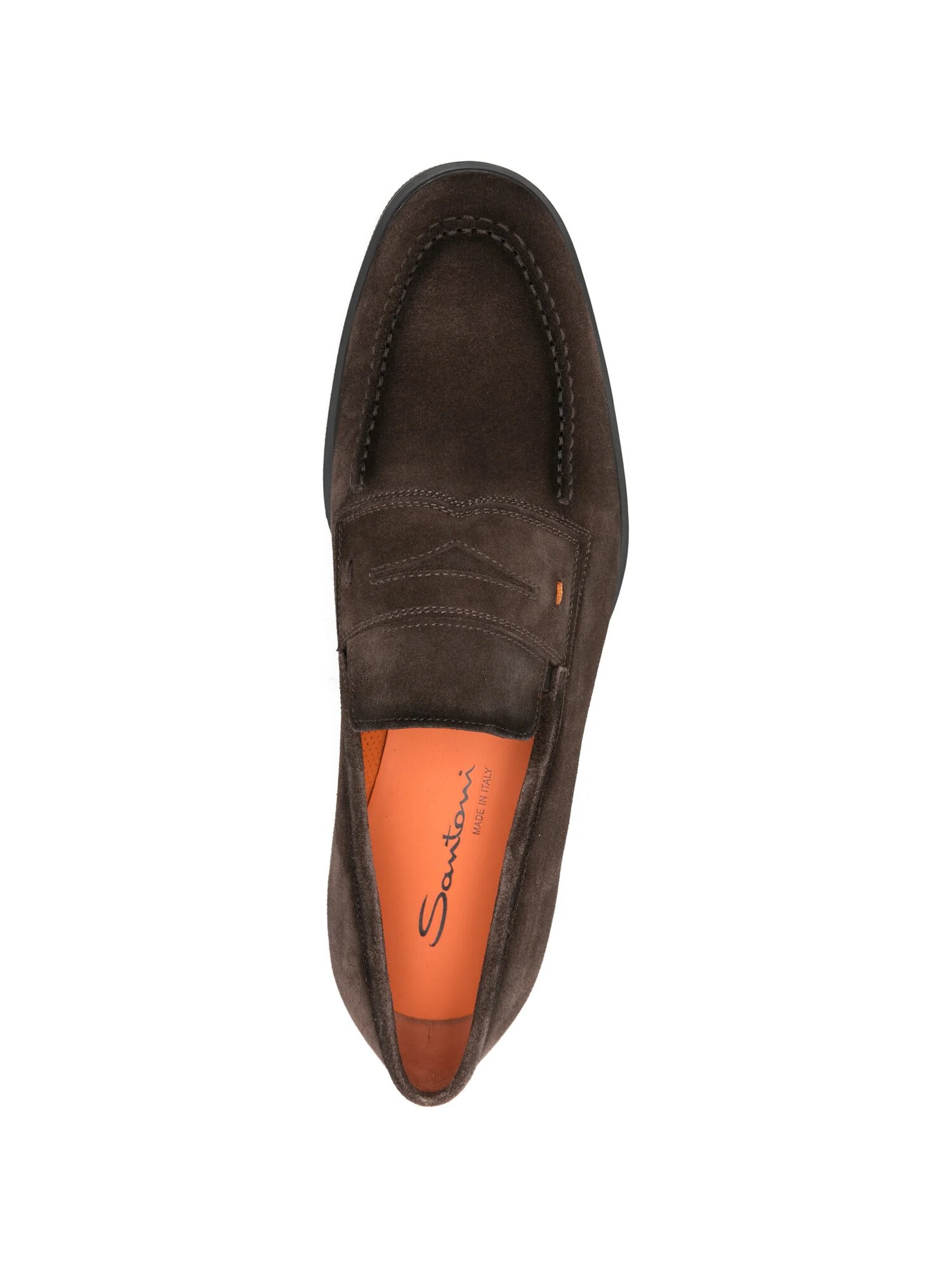 Лоферы Santoni Easy, размер 10.5, brown — фото 1