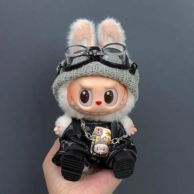 Одежда для кукол лабубу labubu игрушки набор 15 17 см для девочек и мальчиков, аксессуары и костюм для лабубу.