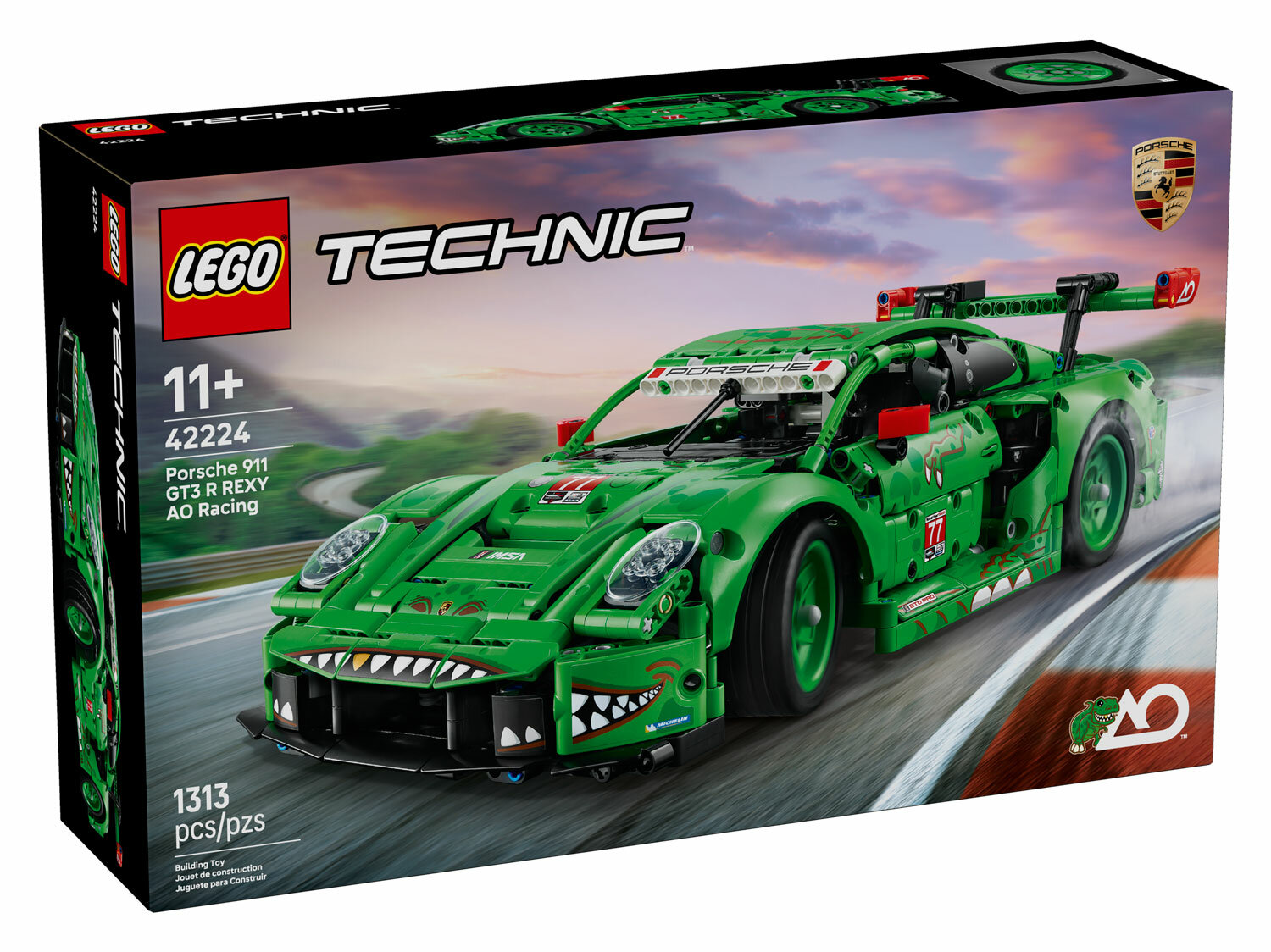 Конструктор LEGO Technic 42224 PORSCHE 911 GT3 R REXY AO