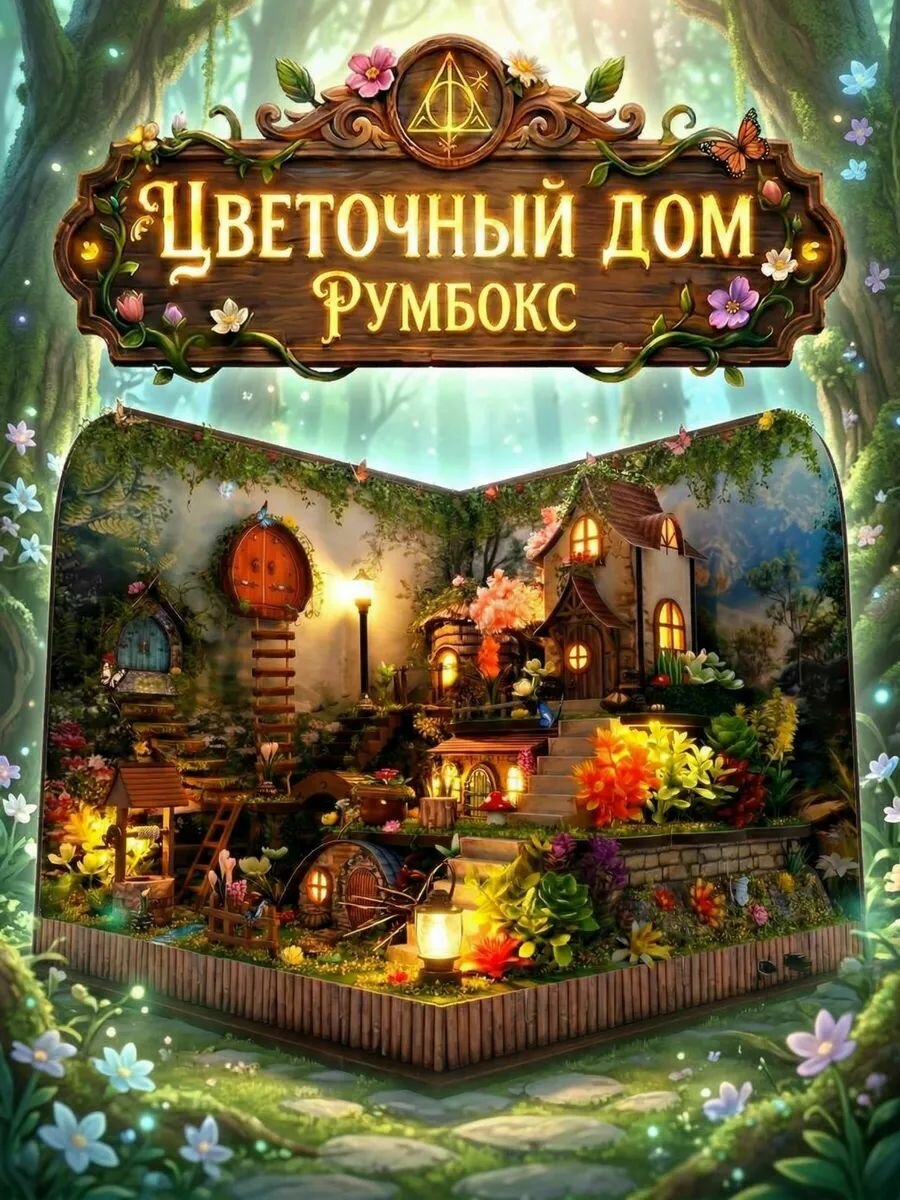 Румбокс домик интерьерный конструктор сборная модель