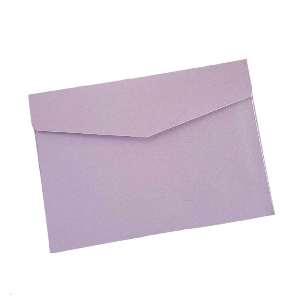 30 цветных конвертов для писем, Фиолетовый